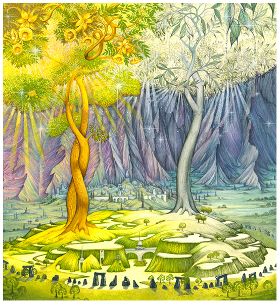 Two Trees of Valinor : Lakeside Gallery, The Art of Linda and Roger Garland